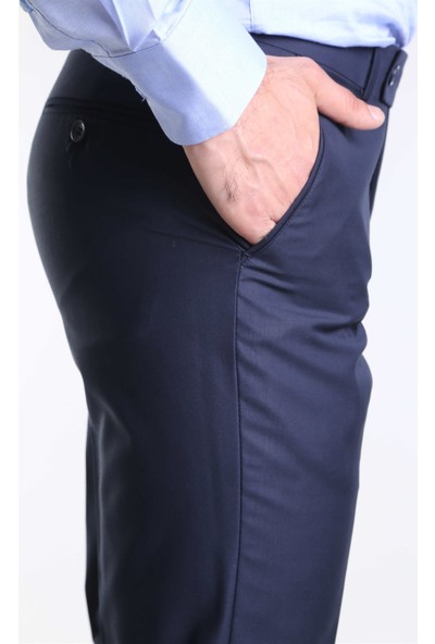 Intersivin Regular Fit Lacivert Kumaş Pantolon