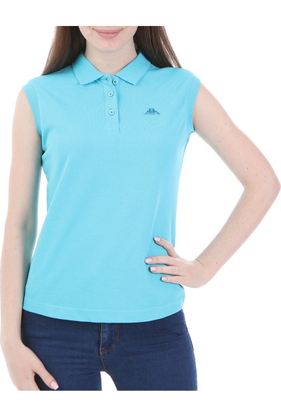 Rdk Kadın Kolsu Polo T-Shirt Wws Turkuaz Rdk Kadın Kolsu Polo T-Shirt Wws Turkuaz
