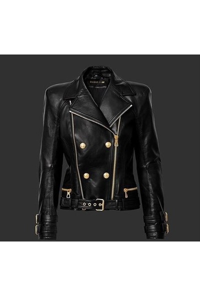 Deri Mont Balmain Deri Mont Siyah