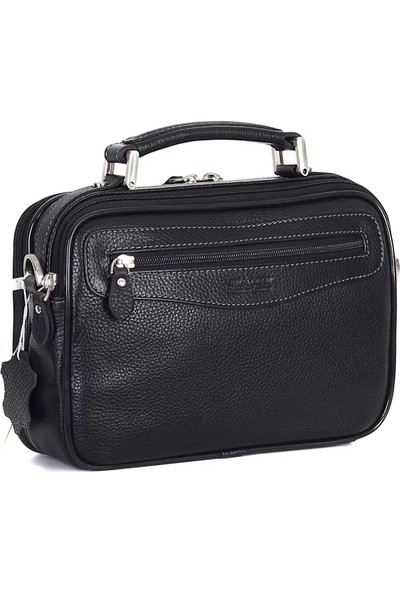 Aka Deri Floter Siyah - Deri Portföy Çantası 390 Aka Deri Floter Siyah - Deri Portföy Çantası 390