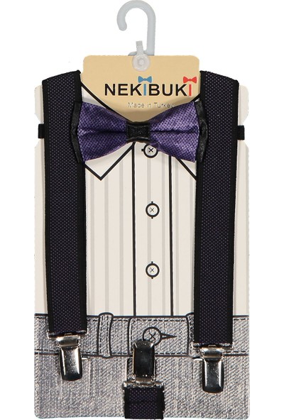 Nekibuki 1-9 Yaş Pantolon Askı Papyon Seti Nekibuki 1-9 Yaş Pantolon Askı Papyon Seti