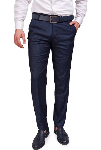 Daniel Voi Poliviskon Açık Lacivert Erkek Slim Fit Pantolon 33 Daniel Voi Poliviskon Açık Lacivert Erkek Slim Fit Pantolon 33