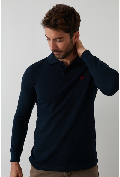 Buratti % 100 Pamuklu Düğmeli Polo Sweat Erkek POLO 4369065