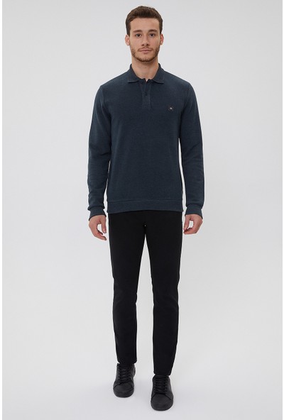 Lee Cooper Newblend Erkek Polo Yaka Sweatshirt Lee Cooper Newblend Erkek Polo Yaka Sweatshirt