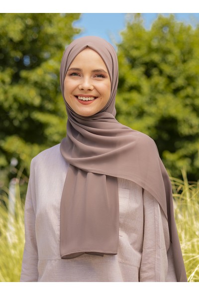 Tuva Şal Şifon Şal Vizon