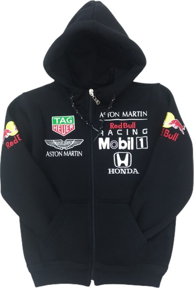 elitbebe Erkek Çocuk Honda Logolu Kapüşonlu Fermuarlı Cepli İçi Tüylü Bomber Sweat Ceket elitbebe Erkek Çocuk Honda Logolu Kapüşonlu Fermuarlı Cepli İçi Tüylü Bomber Sweat Ceket