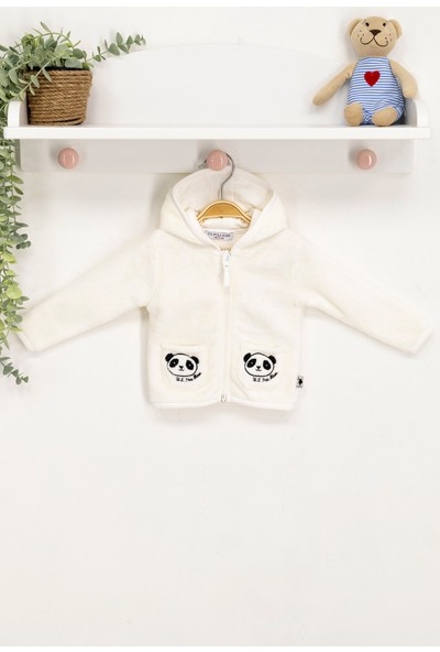 U.s. Polo Assn Lisanslı Krem Bebek Sweatshirt