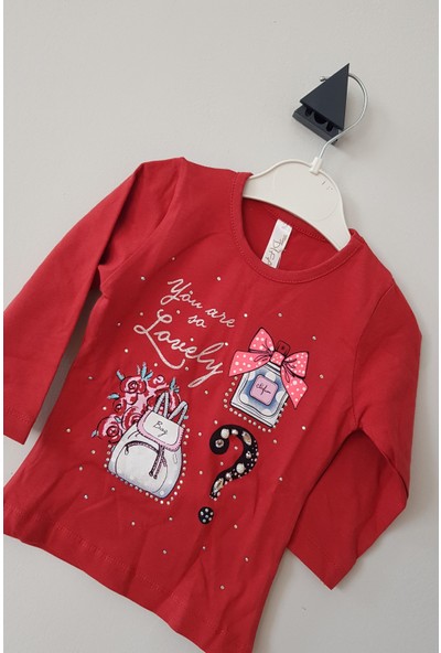 Difa Kız Çoçuk Çanta Baskılı Bluz