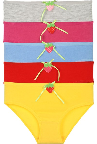 Nicoletta Renkli Kız Çocuk Külot 5'Li Paket