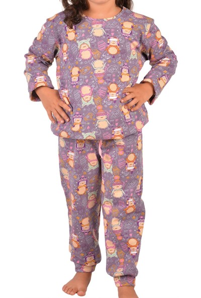 Nicoletta Mor Kız Çocuk Şortlu Pijama Takımı Kısa Kollu Pamuk