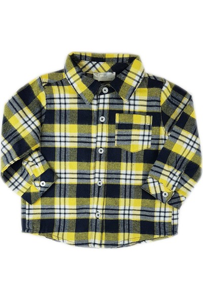 Luggi Baby Erkek Sarı Oduncu Gömlek LG-4876-GS