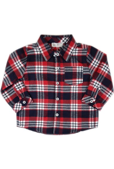 Luggi Baby Erkek Kırmızı Oduncu Gömlek LG-4876-GK
