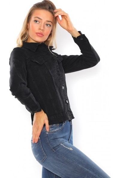 Puslu Jeans Ceket