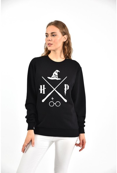 Love My Shirts Harry Potter Sembol Baskılı Kadın Sweatshirt