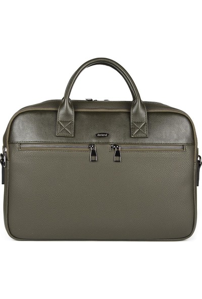 Deriend 02026 Üst Kalite Laptop Bölmeli Evrak Çantası Yeşil Deriend 02026 Üst Kalite Laptop Bölmeli Evrak Çantası Yeşil