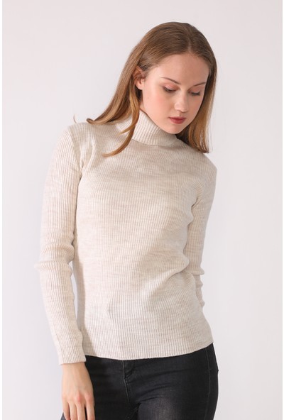 Trendolur Kadın Yarım Balıkçı Triko Kazak