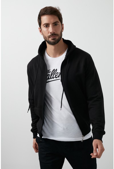 Buratti Pamuklu Fermuarlı Slim Fit Kapüşonlu Sweat Erkek Sweat 541ZIPHOODIE Buratti Pamuklu Fermuarlı Slim Fit Kapüşonlu Sweat Erkek Sweat 541ZIPHOODIE