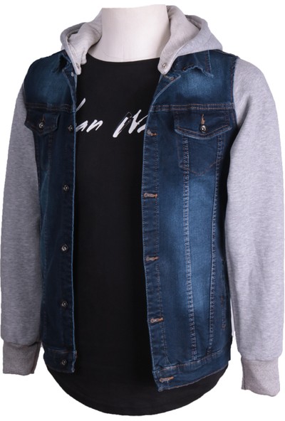 Viking's Line Erkek Denim Mont Kapüşonlu Mavi Viking's Line Erkek Denim Mont Kapüşonlu Mavi