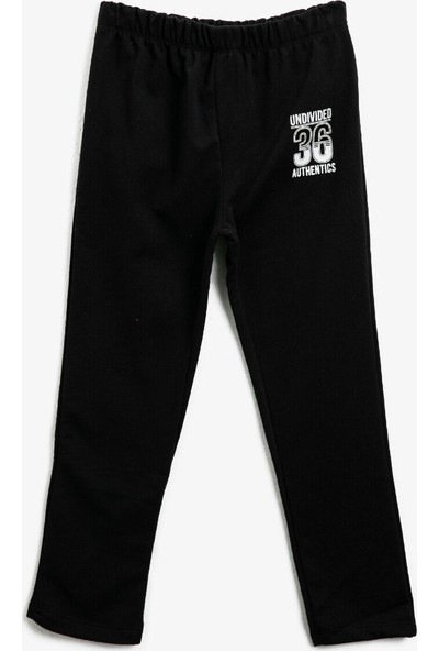 Koton Respect Life Yaşama Saygı Yazılı Baskılı Eşofman Altı