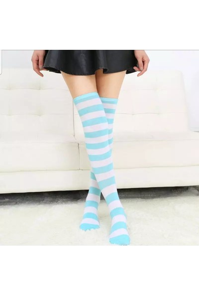 Cindiy Şık Tasarım Diz Üstü Çorap