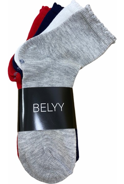 Belyy Socks 4' Lü Düz Renkli Kız Çocuk Çorabı Belyy Socks 4' Lü Düz Renkli Kız Çocuk Çorabı