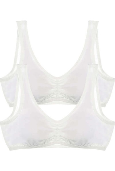 Donella 2'li Beyaz Genç Kız Sütyen - 6071B-2LI Beyaz 12 - 13 Yaş Donella 2'li Beyaz Genç Kız Sütyen - 6071B-2LI Beyaz 12 - 13 Yaş
