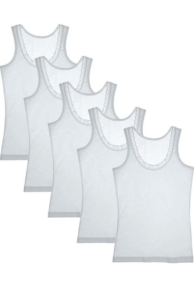 Donella 5'li %100 Pamuk Kız Çocuk Beyaz Atlet - 43113B-5LI Beyaz 8 - 9 Yaş Donella 5'li %100 Pamuk Kız Çocuk Beyaz Atlet - 43113B-5LI Beyaz 8 - 9 Yaş