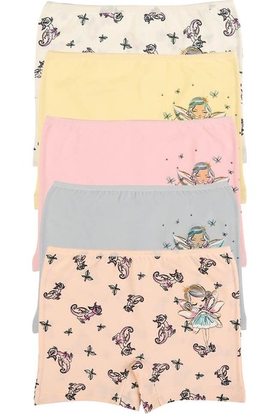 Donella 5'li Peri Kızı Baskılı Kız Çocuk Şort - 4271917EH-5LI Renkli 8 - 9 Yaş Donella 5'li Peri Kızı Baskılı Kız Çocuk Şort - 4271917EH-5LI Renkli 8 - 9 Yaş