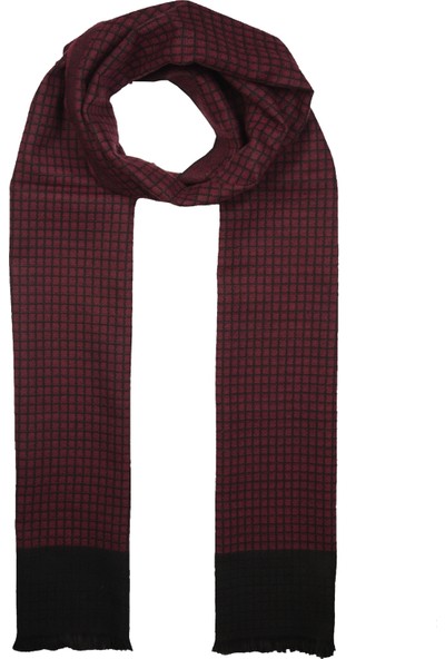 Esgue Viskon Bordo Erkek Atkı