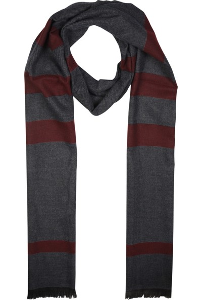 Esgue Viskon Bordo Erkek Atkı