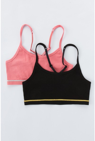 Penti Çok Renkli Teen Rib X-Back 2'li Yarım Atlet Penti Çok Renkli Teen Rib X-Back 2'li Yarım Atlet