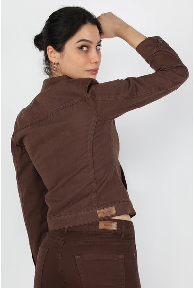 Balins Gabardin Ceket Kahverengi