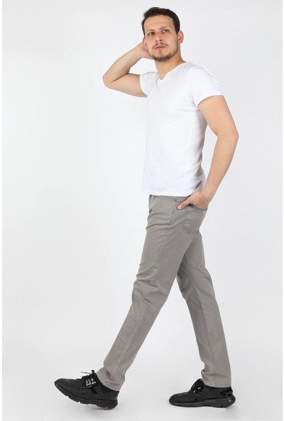 Balins 5 Cep Gabardin Pantolon Gri