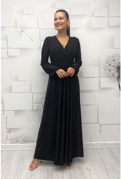 Gökmen Kotan Likralı Elbise Siyah