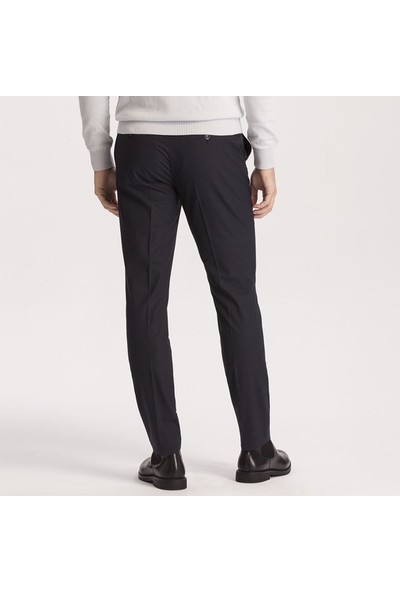 Hateko Süper Dar Kesim Lacivert Kumaş Pantolon Hateko Süper Dar Kesim Lacivert Kumaş Pantolon