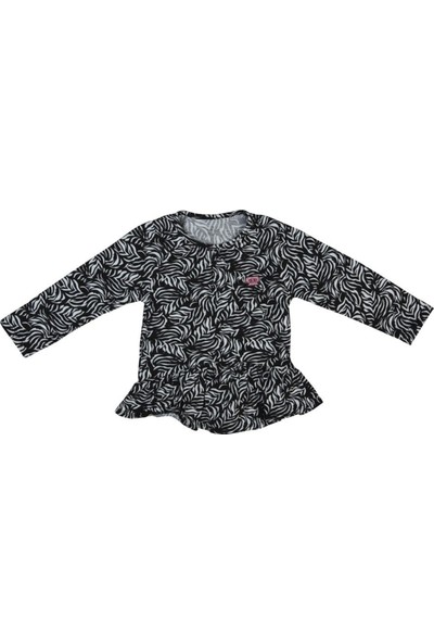 Bebepan Kız Çocuk Star Zebra Bluz