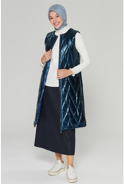 Armine Varak Yelek 20Ka4202 İndigo