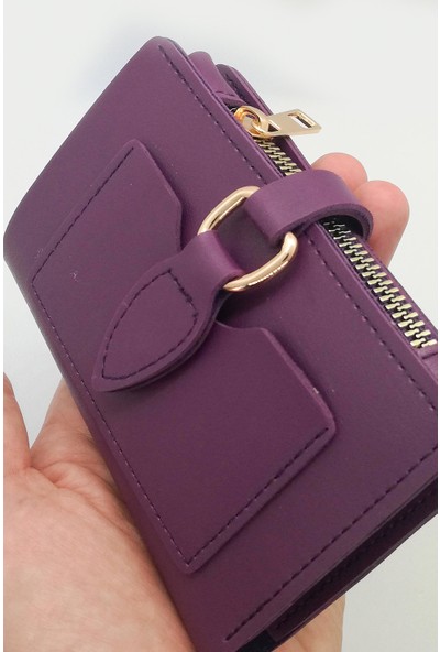Kadın Cüzdan Mor Bayan Cüzdan