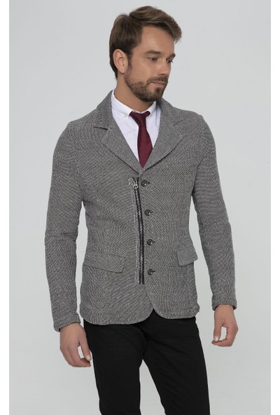 Cekmon Erkek Örme Fermuarlı Ceket Cekmon Erkek Örme Fermuarlı Ceket