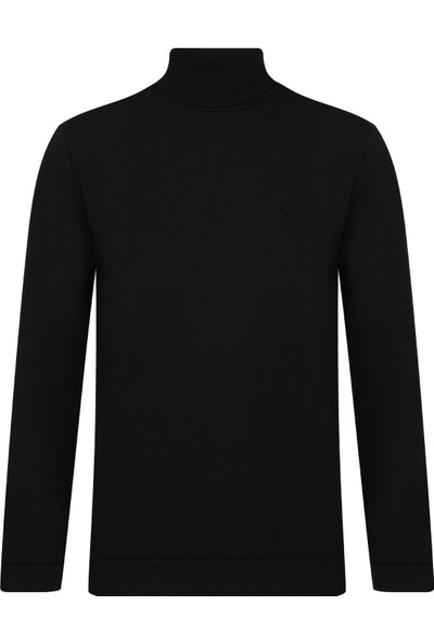 Süvari Kapitone Balıkçı Yaka Erkek Triko Kazak