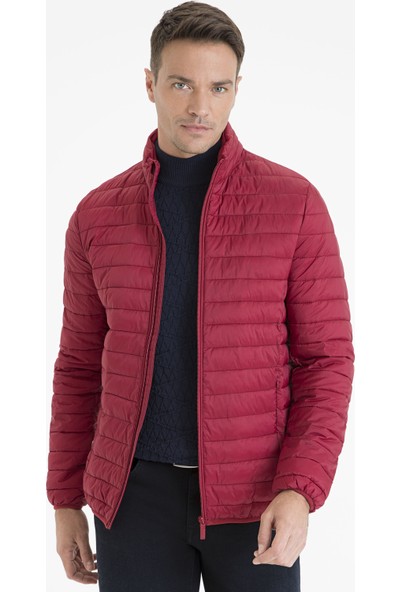 Pierre Cardin Erkek Bordo Standart Fit Sentetik Mont 50230424-Vr014