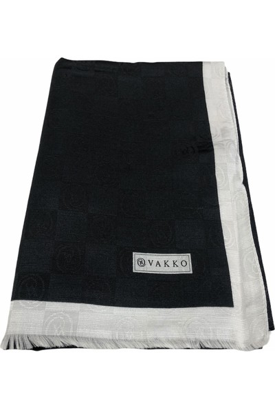 Vakko Dama Desen Şal Siyah/beyaz Vakko Dama Desen Şal Siyah/beyaz