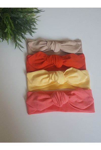 Swanbutik Kız Çocuk Bebek Bandana Toka Seti