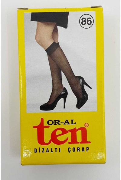 Oral 12 Adet Or-Al 40 Den Orta Kalin Dizalti Çorap