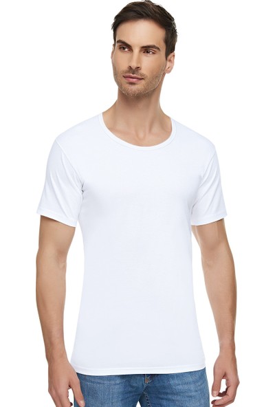 Tutku 3'Lü Tutku Elit 1002 Bisiklet Yaka Erkek Fanila