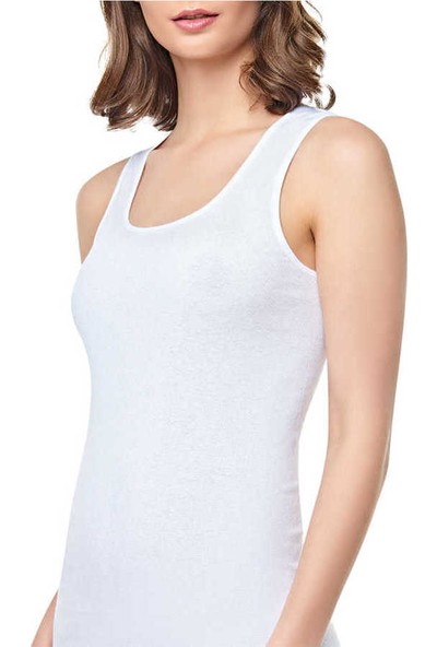 Seher Yıldızı 6'Lı Seher Yildizi 0062 Bayan Ribana Geniş Askili Atlet Seher Yıldızı 6'Lı Seher Yildizi 0062 Bayan Ribana Geniş Askili Atlet