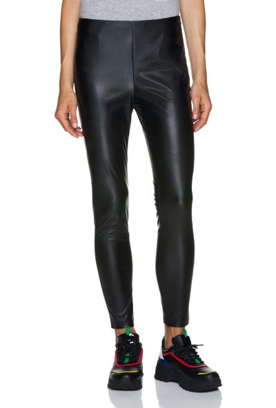 United Colors Of Benetton Kadın Paçası Çıtçıtlı Legging