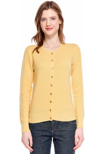 United Colors Of Benetton Kadın Kaşmir Karışımlı Dokulu Hırka