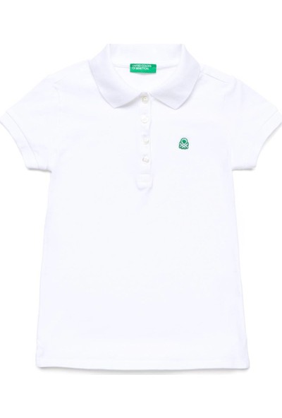 United Colors Of Benetton Kız Çocuk Benetton Logolu Polo Tshirt
