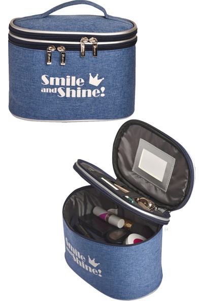 Bakras Iki Katlı Seyahat Boy Makyaj ve Bakım Çantası Bakras Iki Katlı Seyahat Boy Makyaj ve Bakım Çantası